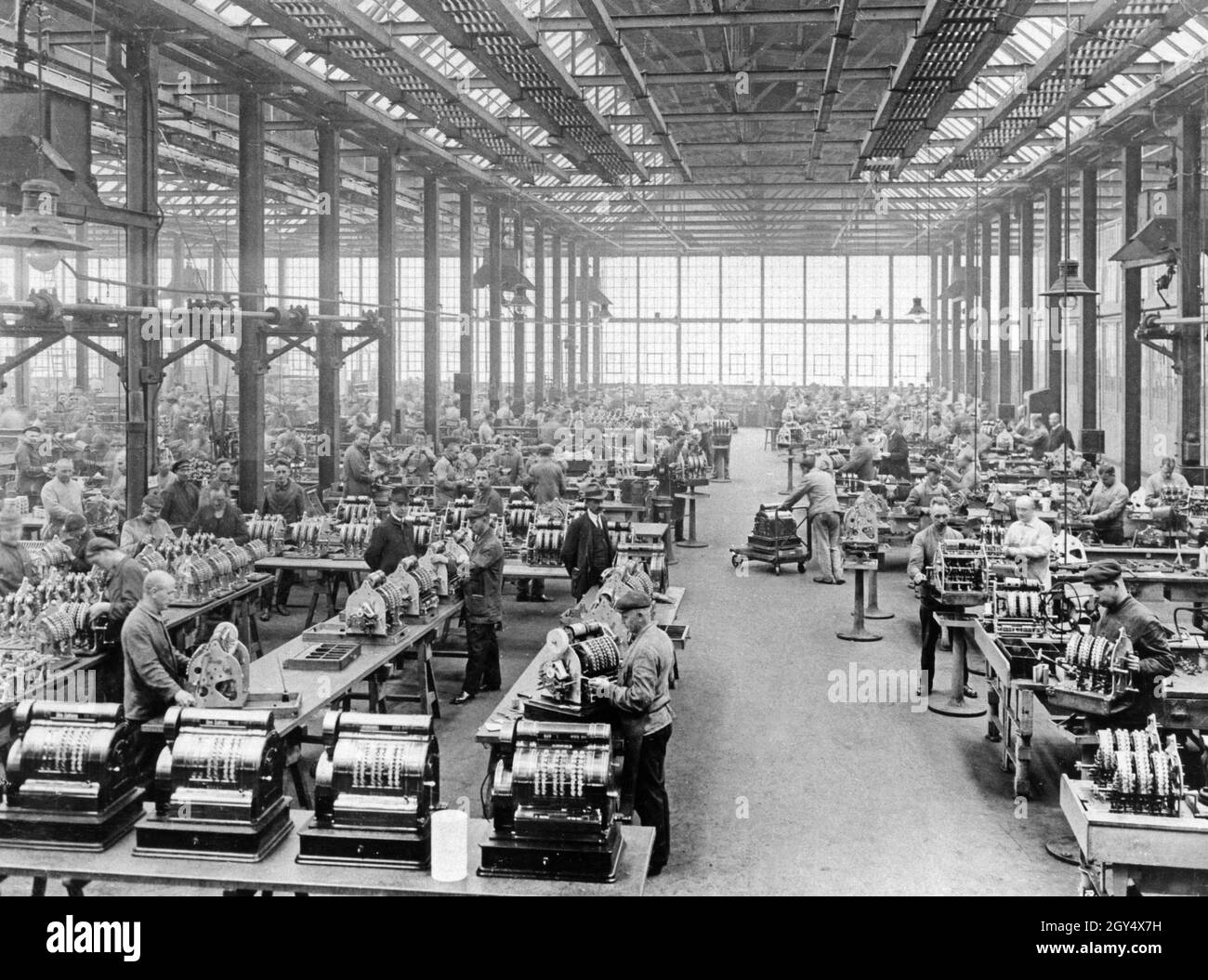 Production of cash registers in Germany. Before the Treaty of ...