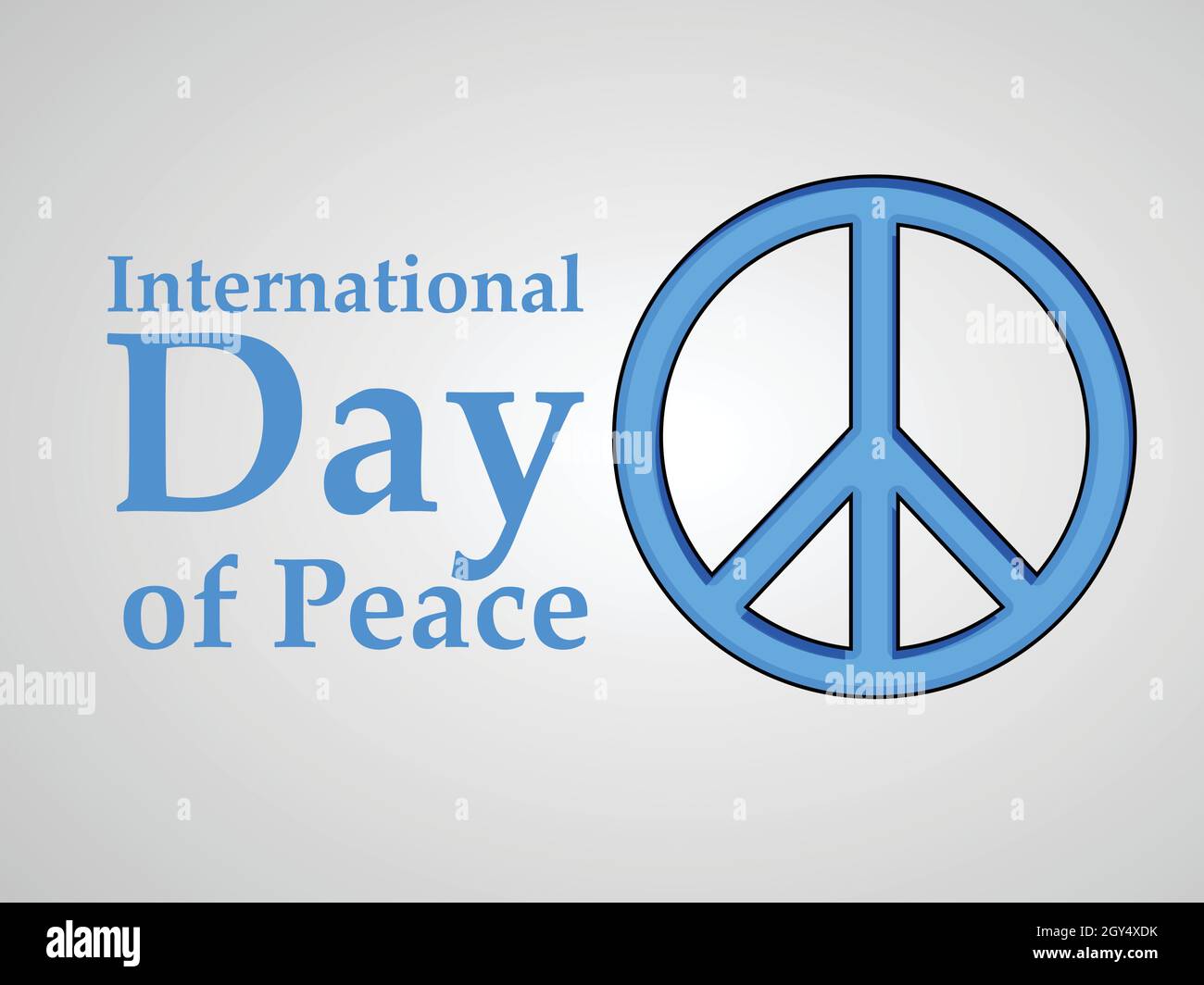 World international day peace Stock Vector Images - Alamy
