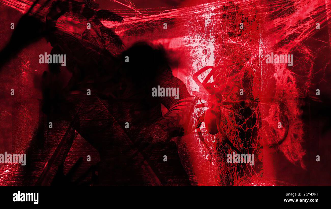 3d illustration - Great for your horror grunge background Stock Photo ...