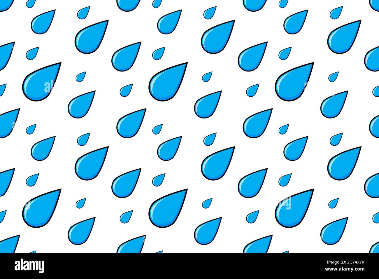 Animated Rain Falling