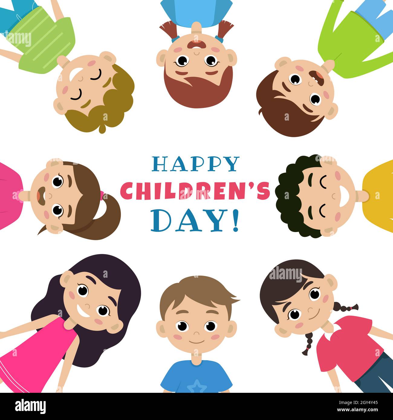 International school children friends Stock Vector Images - Alamy