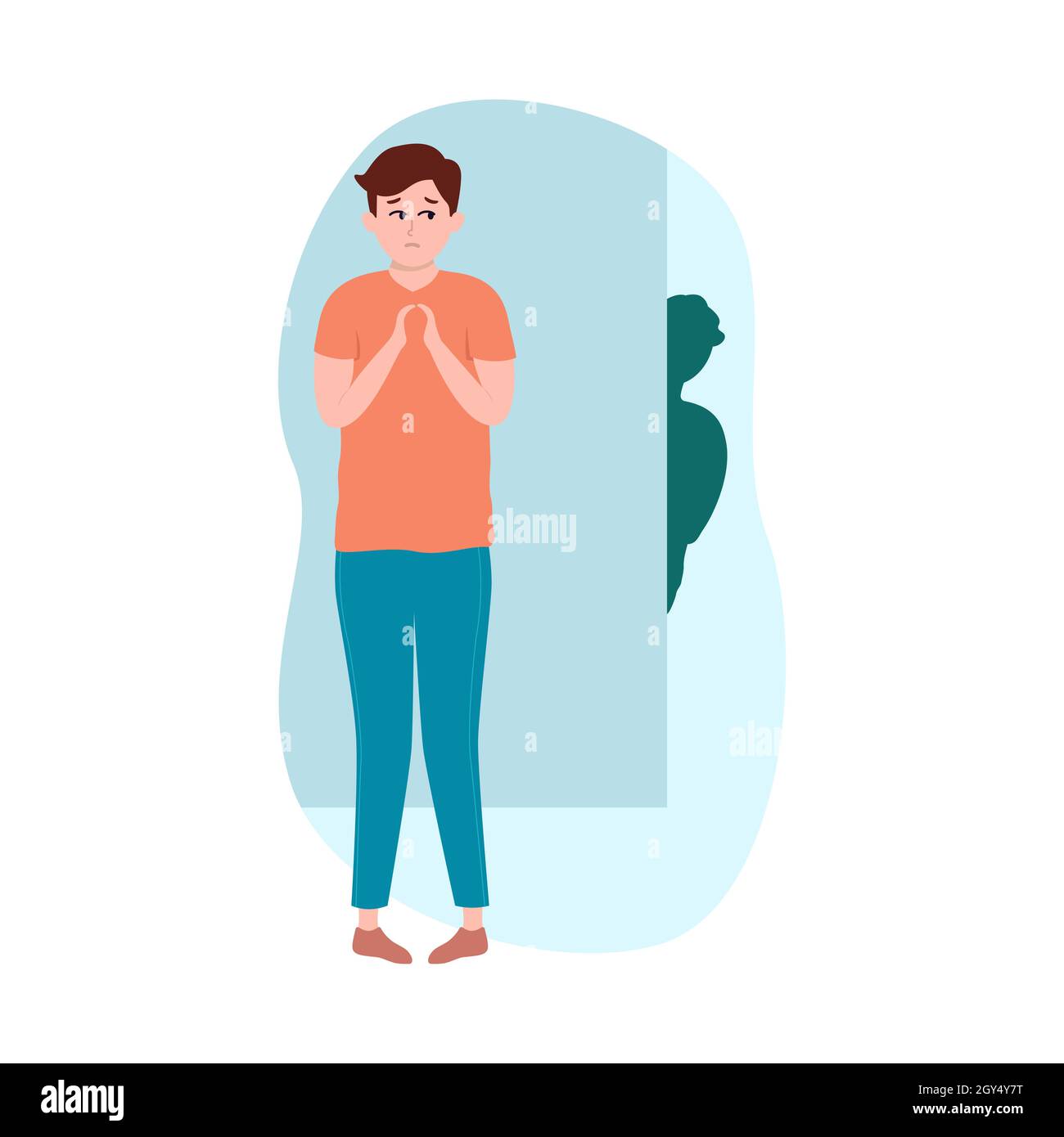 People with different mental problems. Psychological issues Stock ...