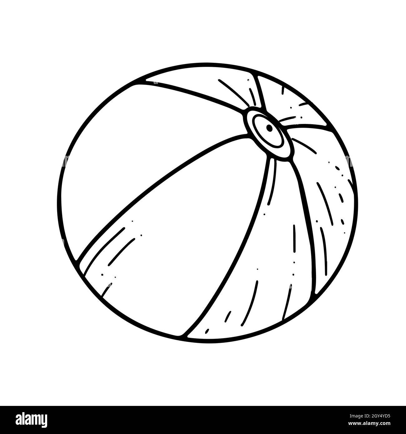 Balloon black symbol illustration Black and White Stock Photos & Images ...