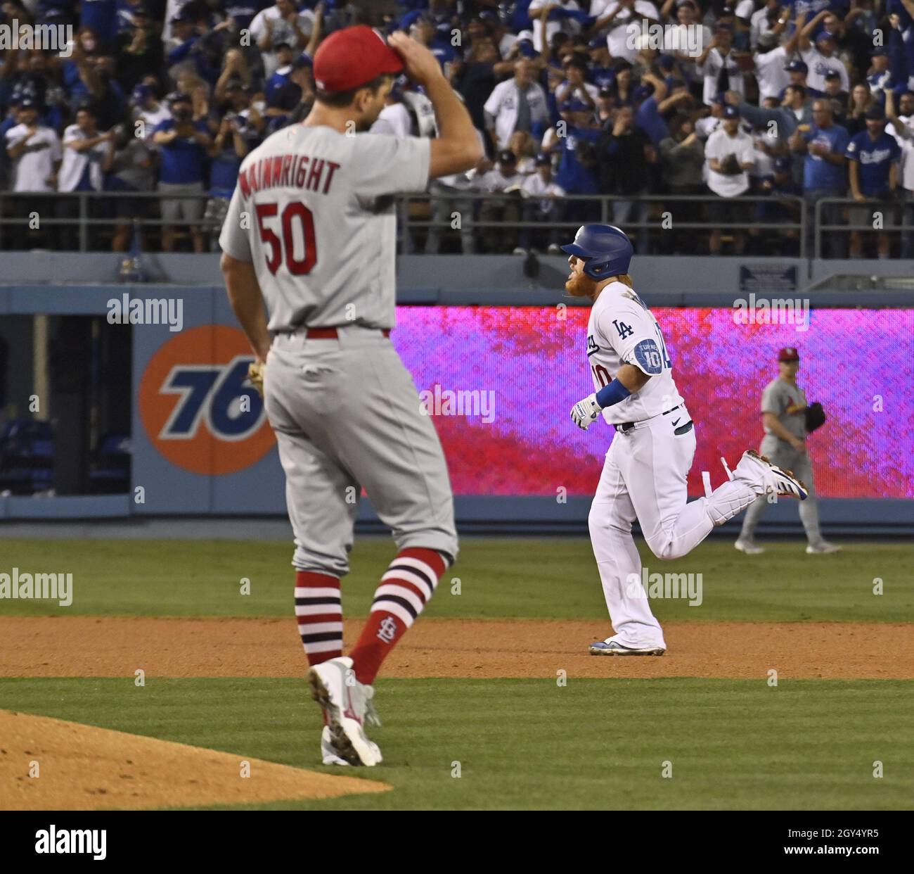 Los Angeles, United States. 07th Oct, 2021. Los Angeles Dodgers third ...