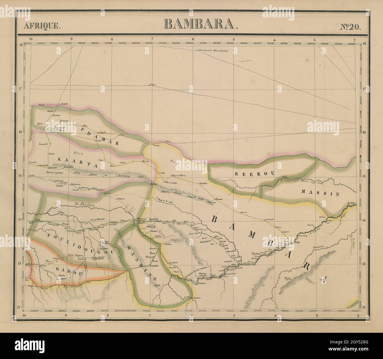 Afrique. Bambara #20 Niger River. Western Mali. Mauritania VANDERMAELEN ...