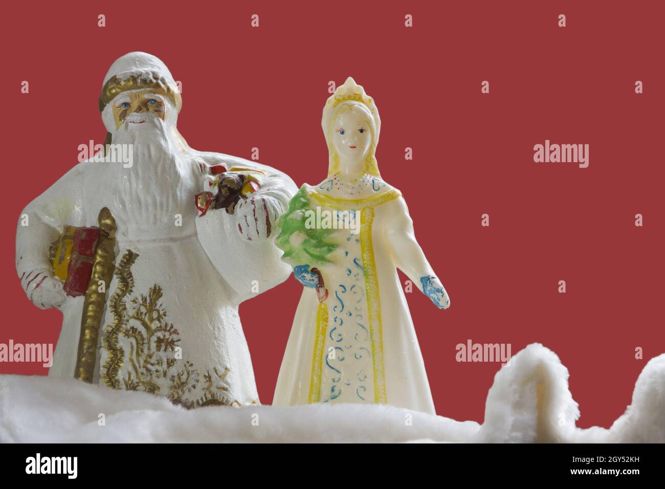 Traditional symbols of the Russian New Year are Santa Claus and Snow ...