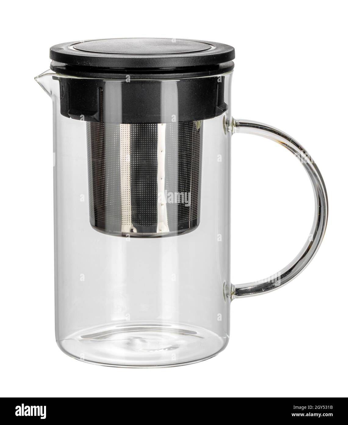 Empty tea kettle isolate on white background Stock Photo - Alamy