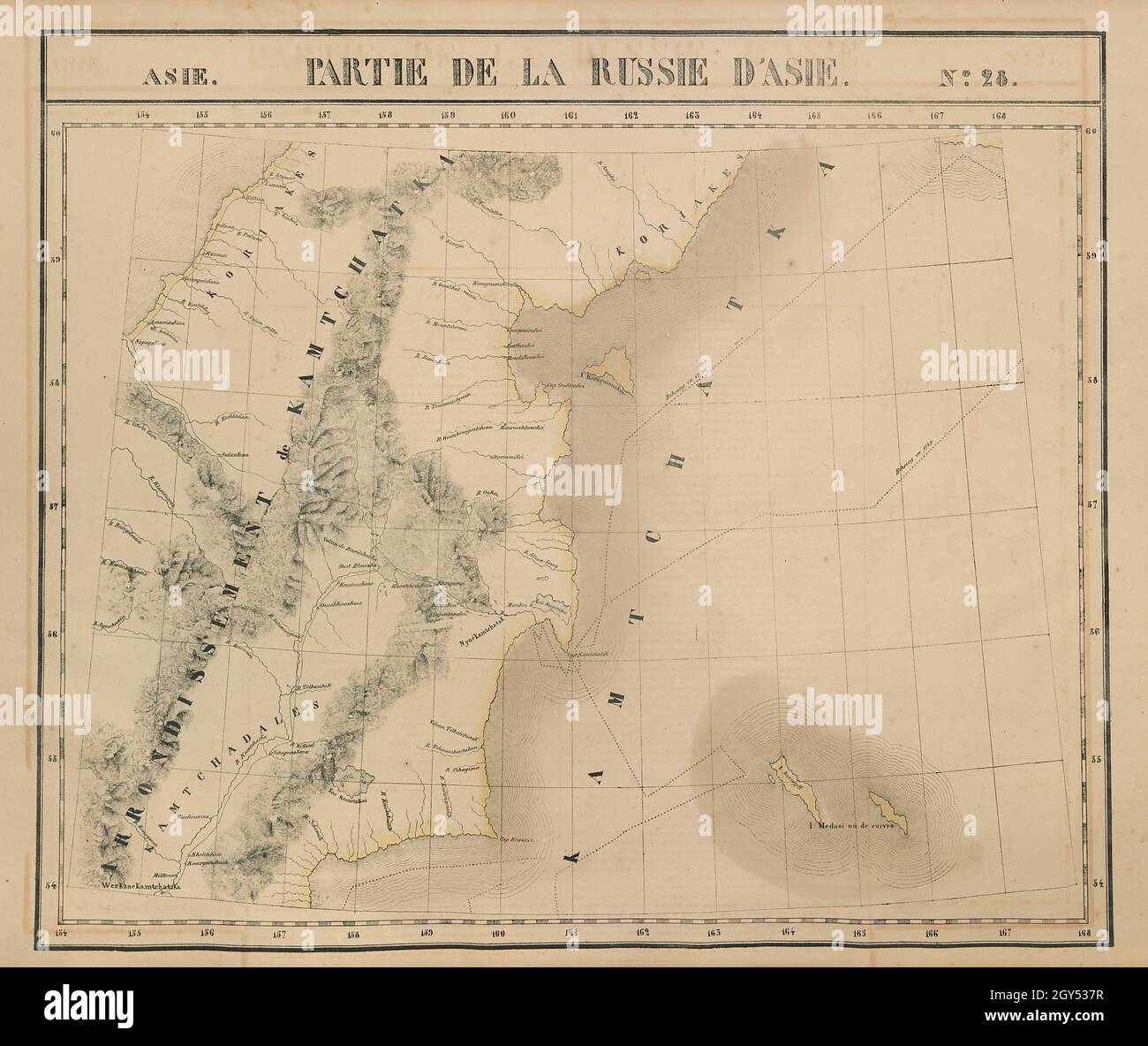 Russie d'Asie #28 Eastern Kamchatka Peninsula. Russia. VANDERMAELEN ...
