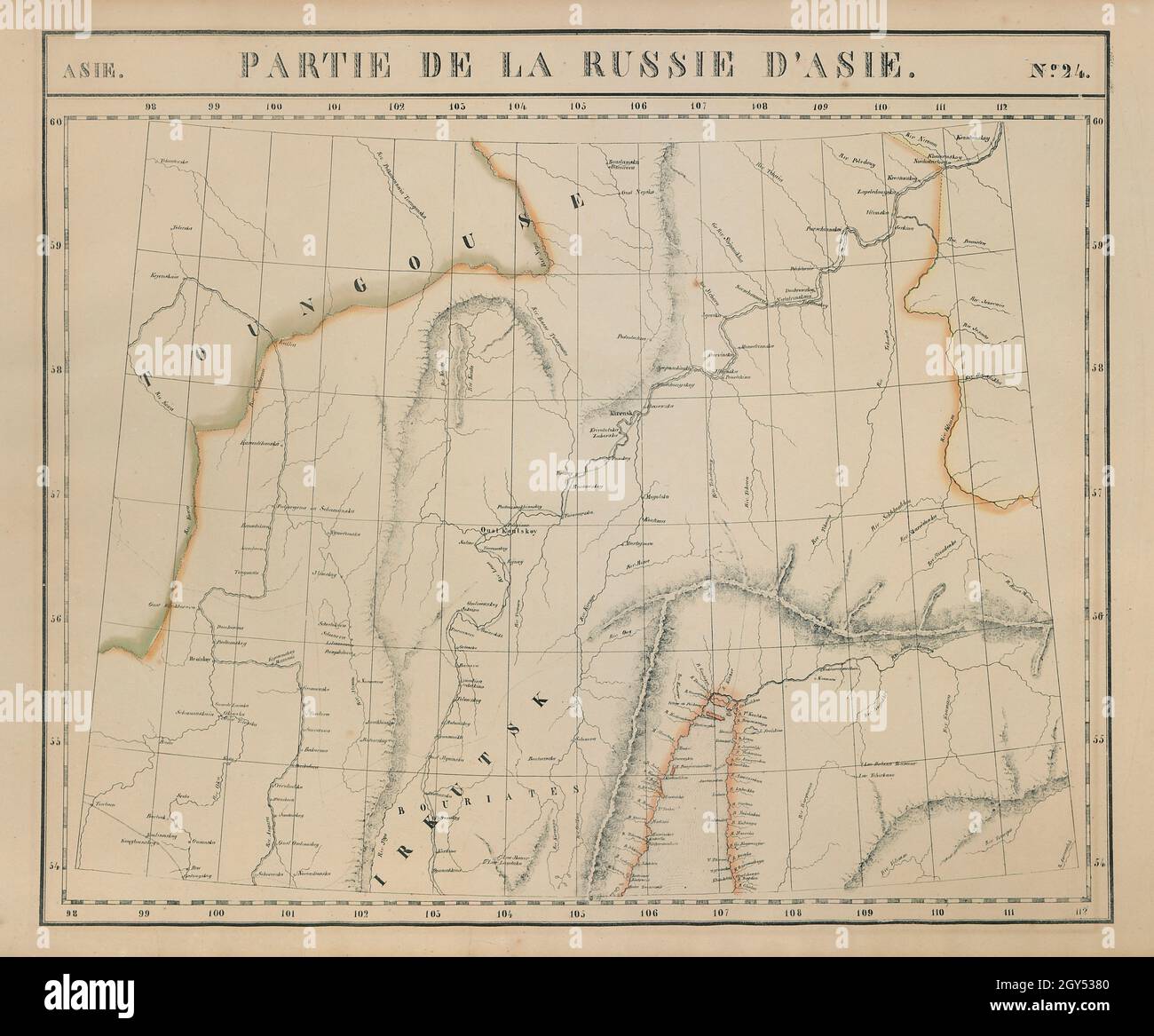 Russie d'Asie #24 Lake Baikal. Russia Irkutsk Buryatia. VANDERMAELEN ...