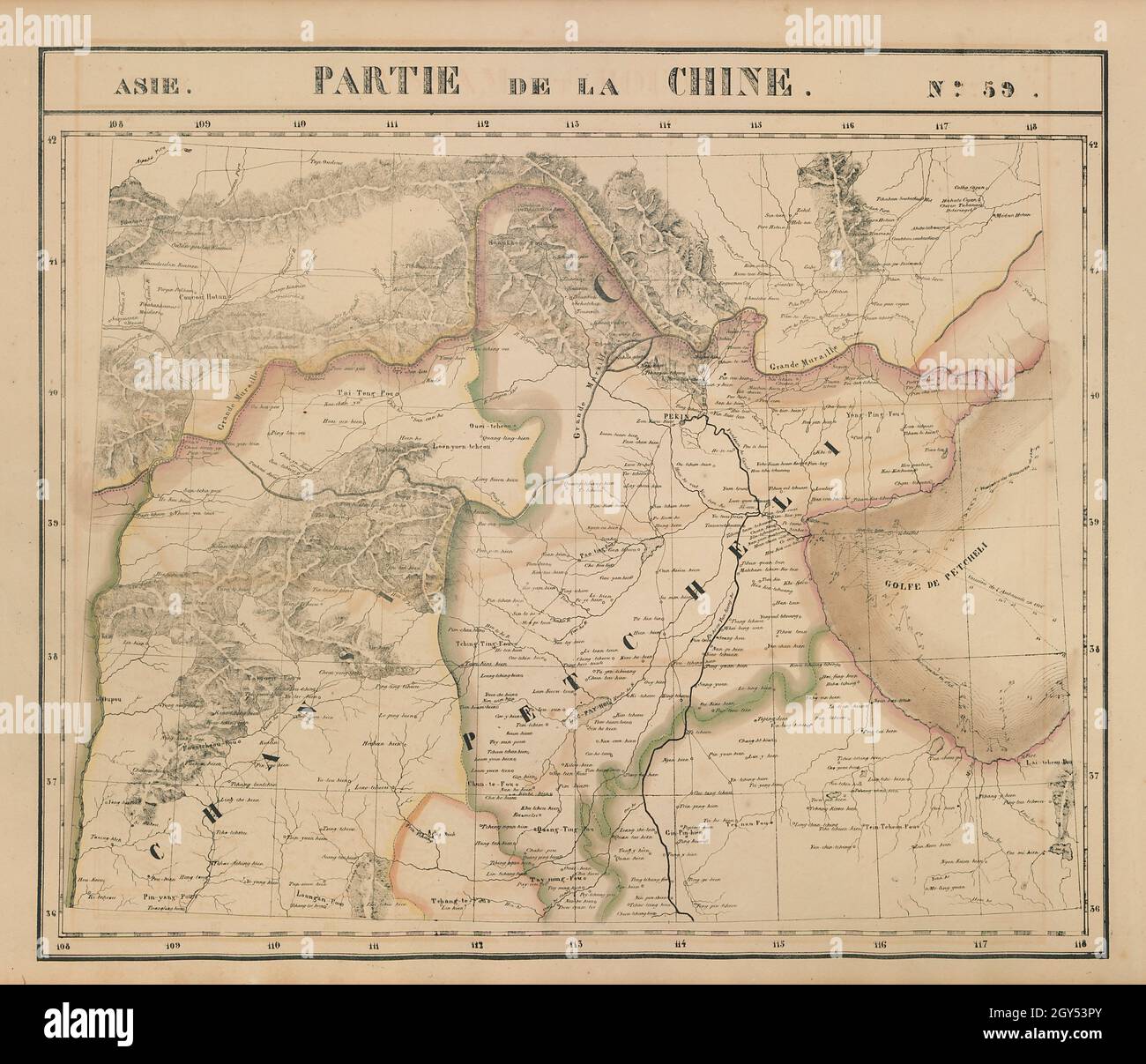 Antique map of beijing hi-res stock photography and images - Alamy