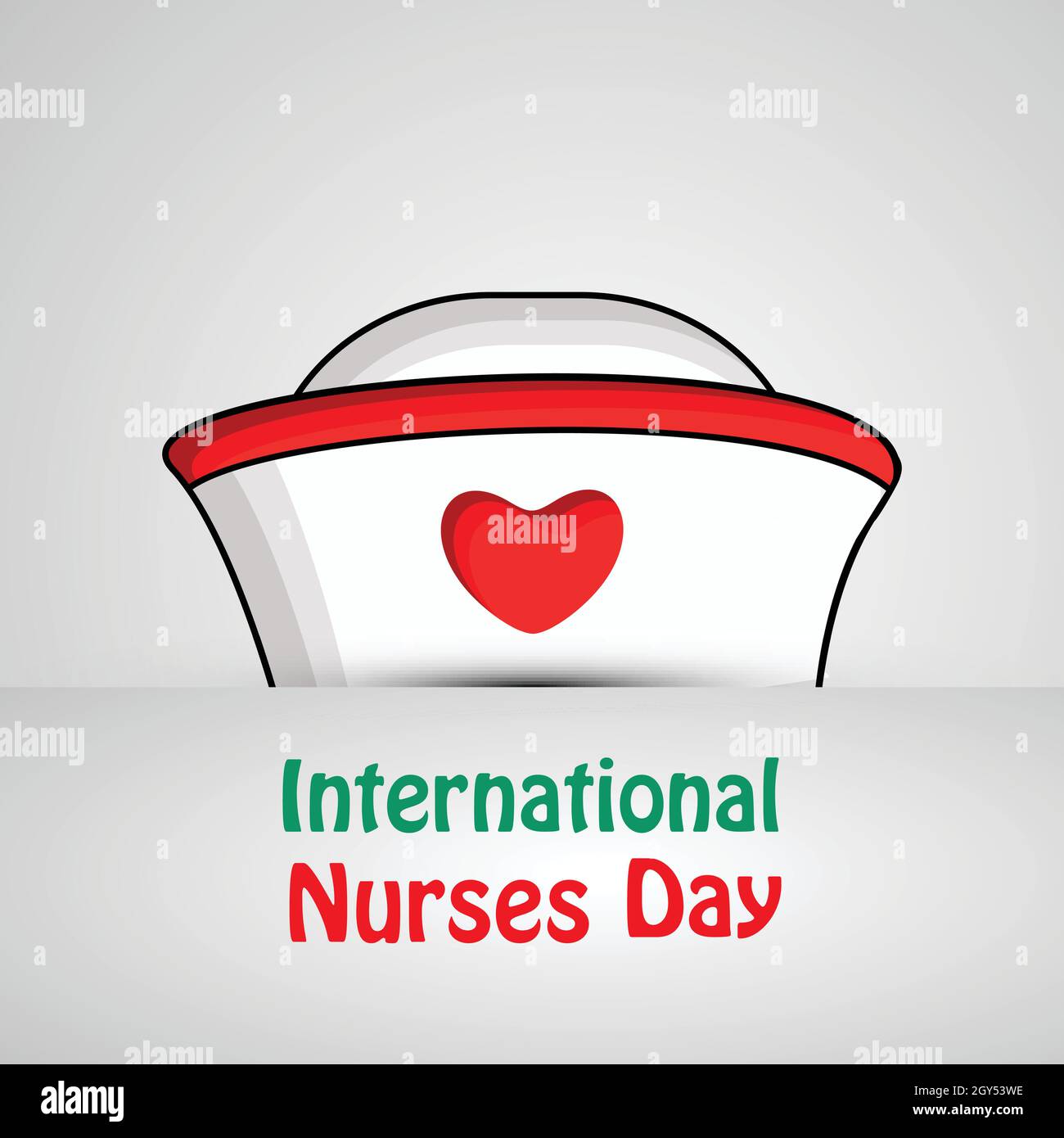 Nurses day wallpaper illustration hi-res stock photography and images ...