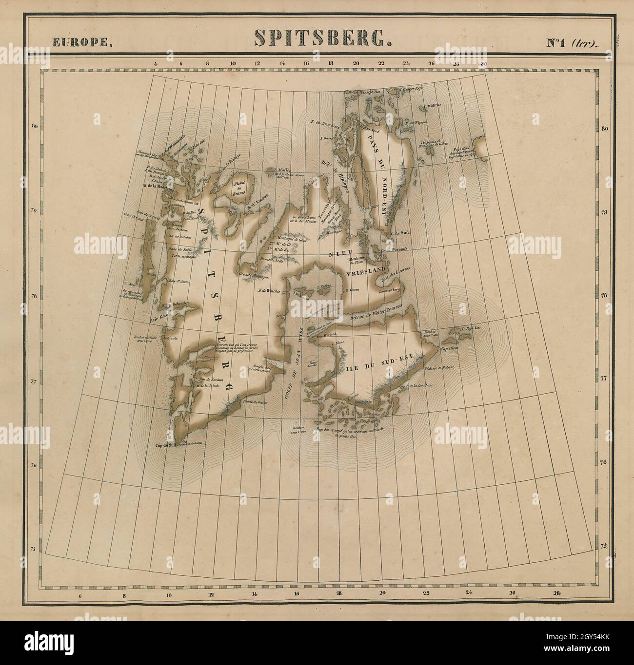Svalbard map hi-res stock photography and images - Alamy
