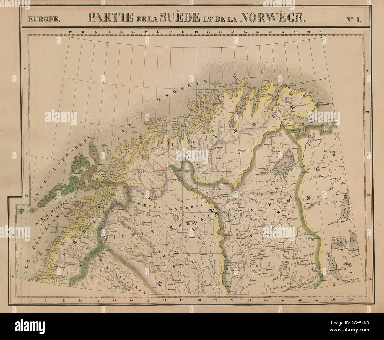 Lapland finland europe map hi-res stock photography and images - Alamy