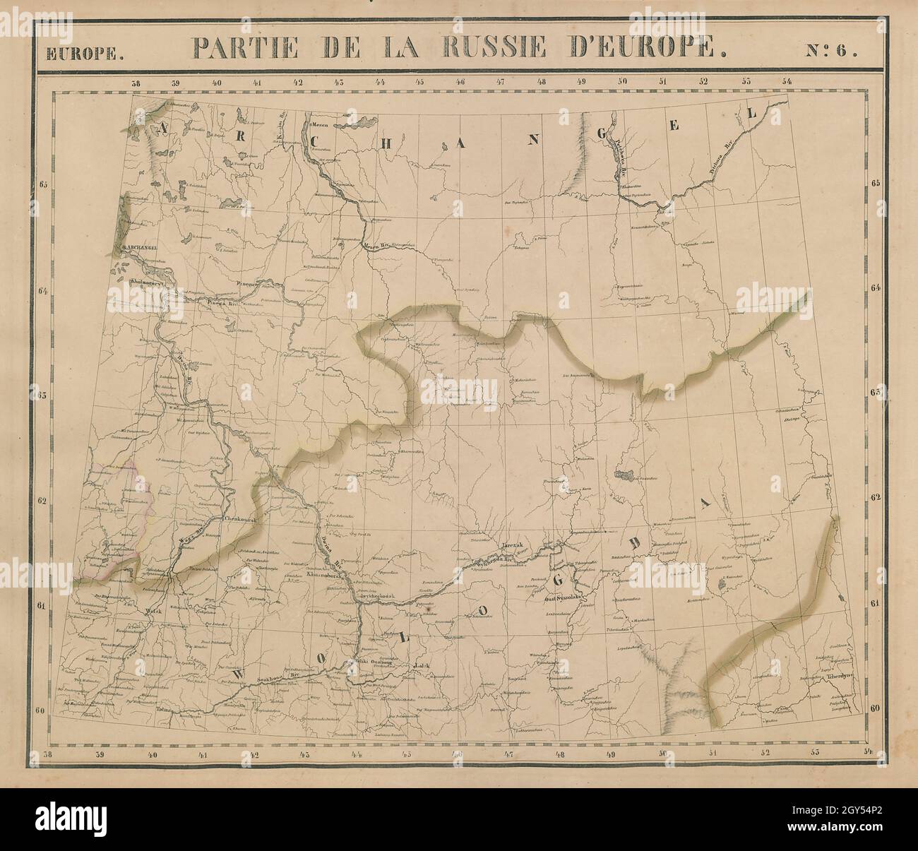 Northwest russia map hi-res stock photography and images - Alamy