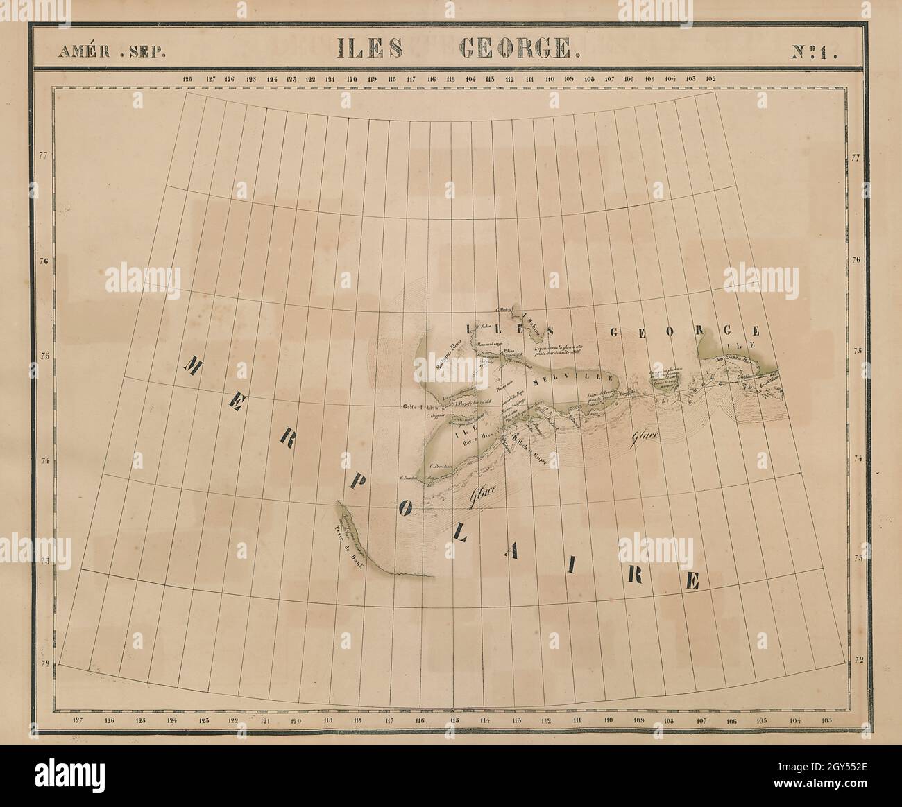 Amér. Sep. Iles George #1. Melville Island Canadian Arctic VANDERMAELEN ...