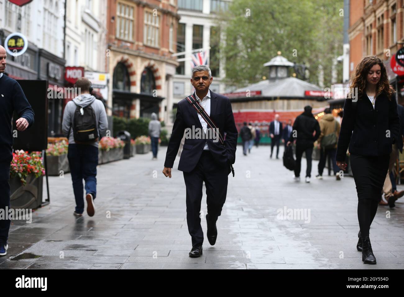 At lbc radio studios in leicester square hi-res stock photography and ...