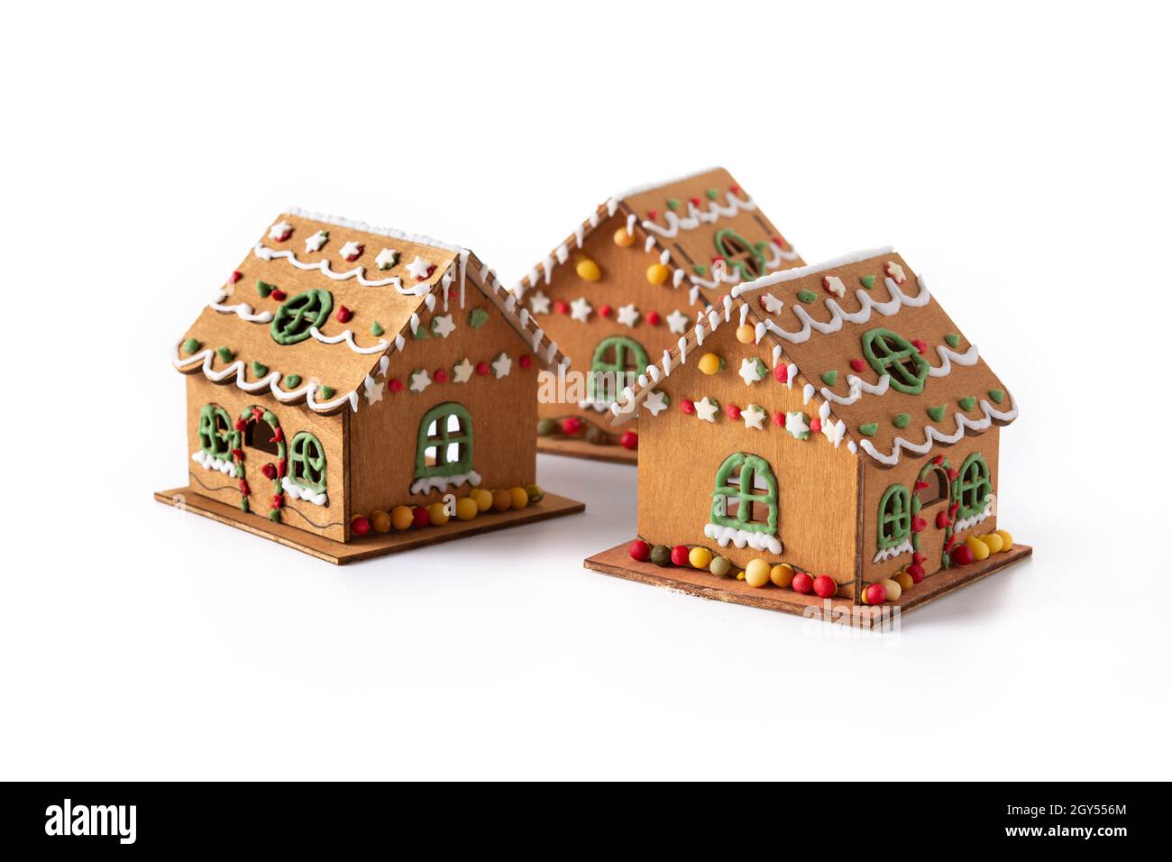 Composition delicious gingerbread cookies Cut Out Stock Images ...