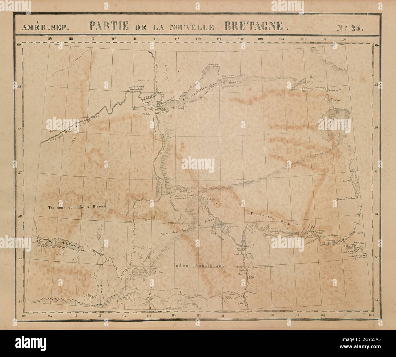 Amér Sep Partie de la Nouvelle Bretagne #25 Lake Athabasca VANDERMAELEN ...