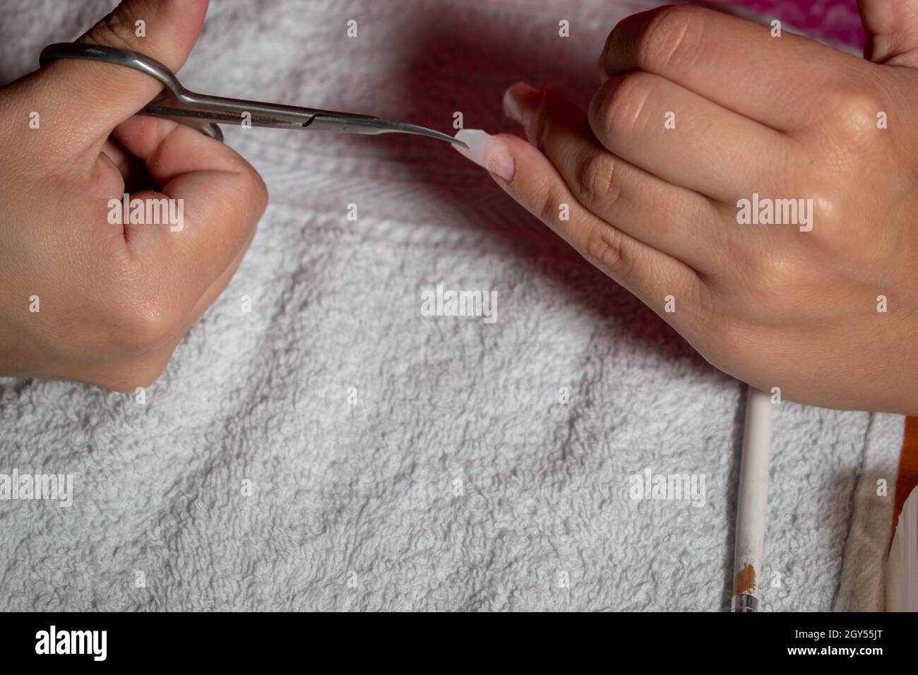 Beauty salon manicure workshop hi-res stock photography and images - Alamy