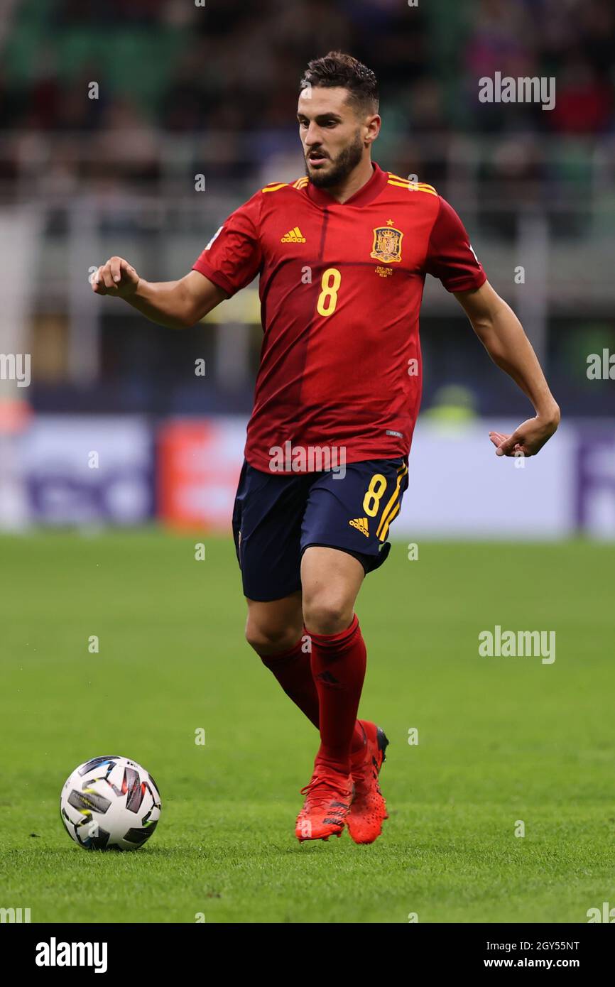 Koke of Spain in action during the UEFA Nations League Finals 2021 semi ...