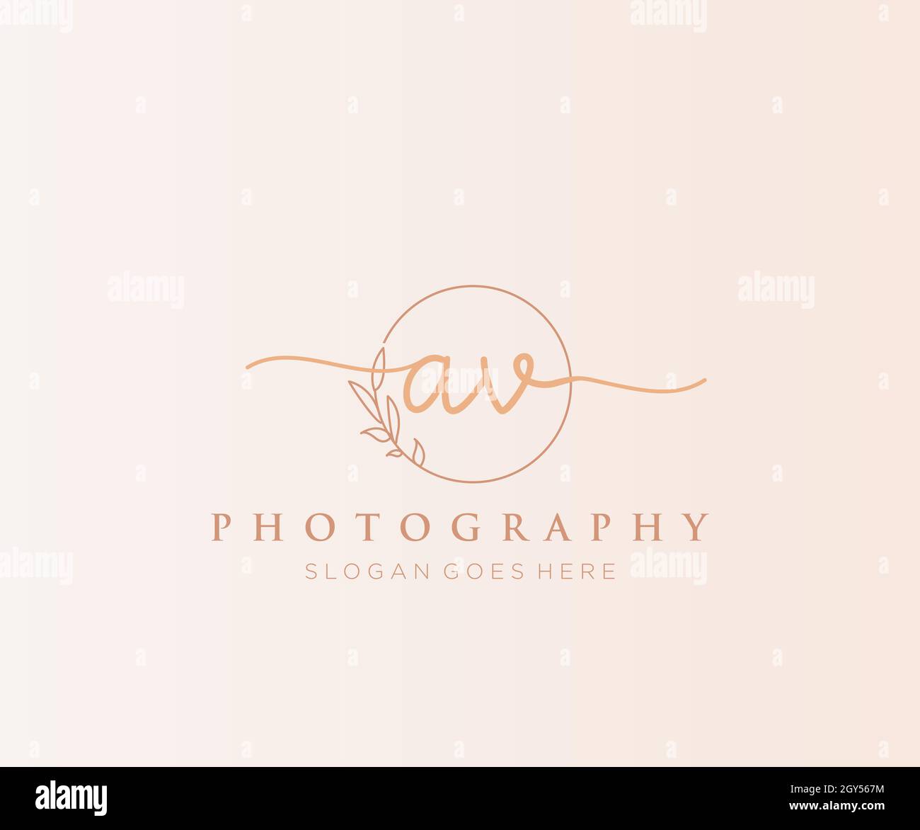 Av logo design Stock Vector Images - Alamy
