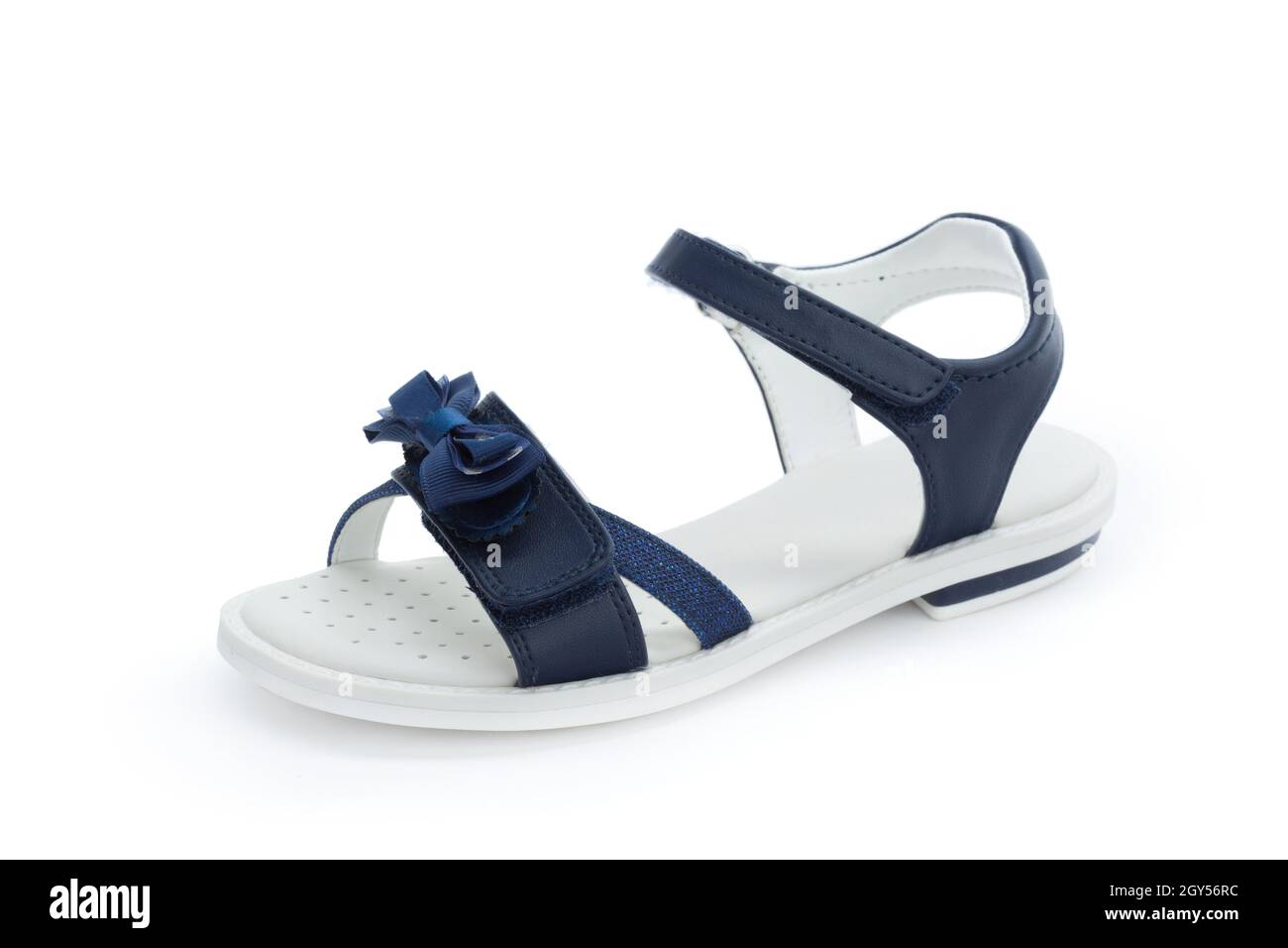 Kids shoes isolated on white background front view Stock Photo - Alamy