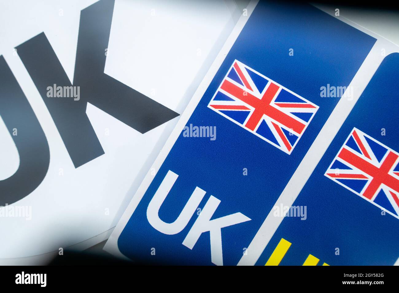 Brexit car sticker hi-res stock photography and images - Alamy