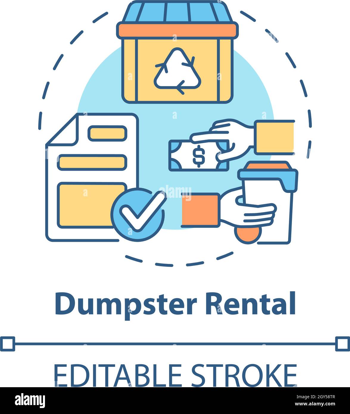 Dumpster rental Cut Out Stock Images & Pictures - Alamy