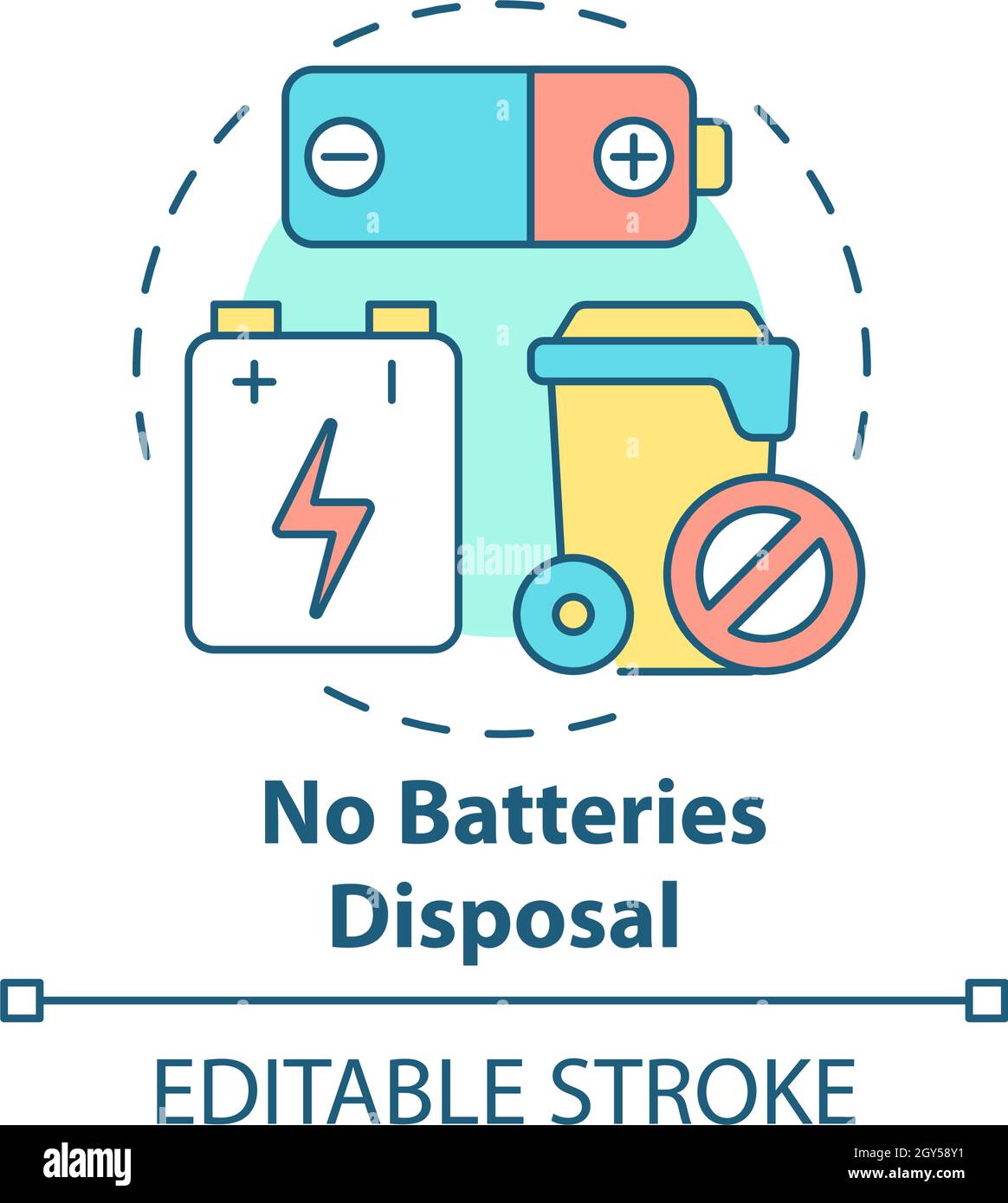 Lithium batteries recycle Stock Vector Images - Alamy