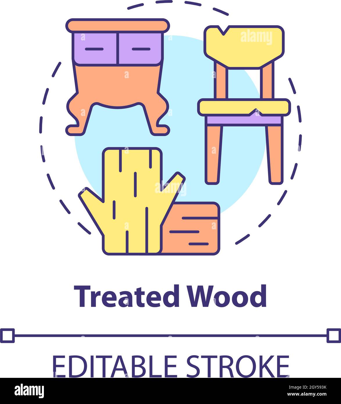 Treated waste Stock Vector Images - Alamy