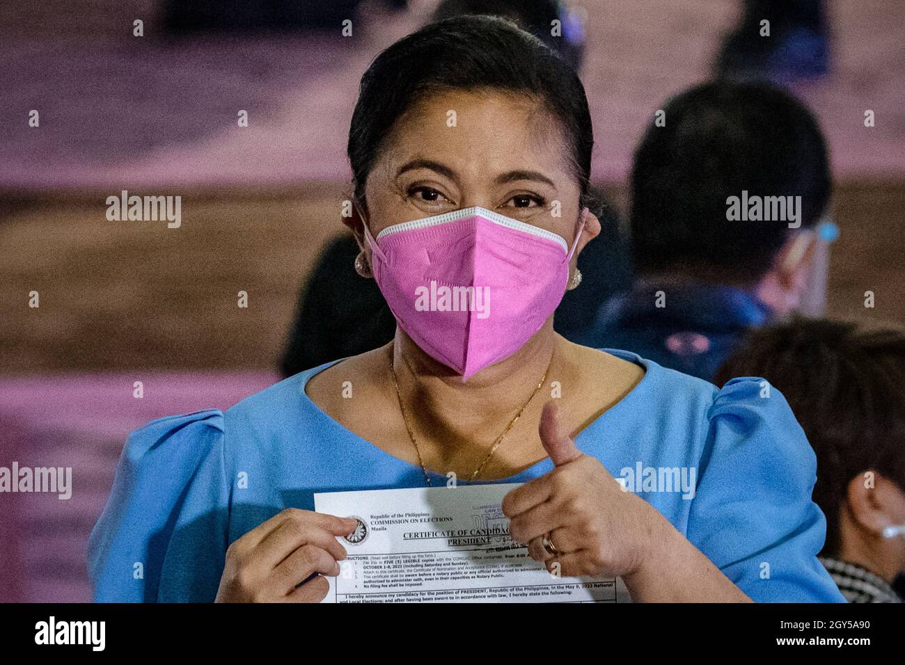 (211007) -- PASAY CITY, Oct. 7, 2021 (Xinhua) -- Philippine Vice ...