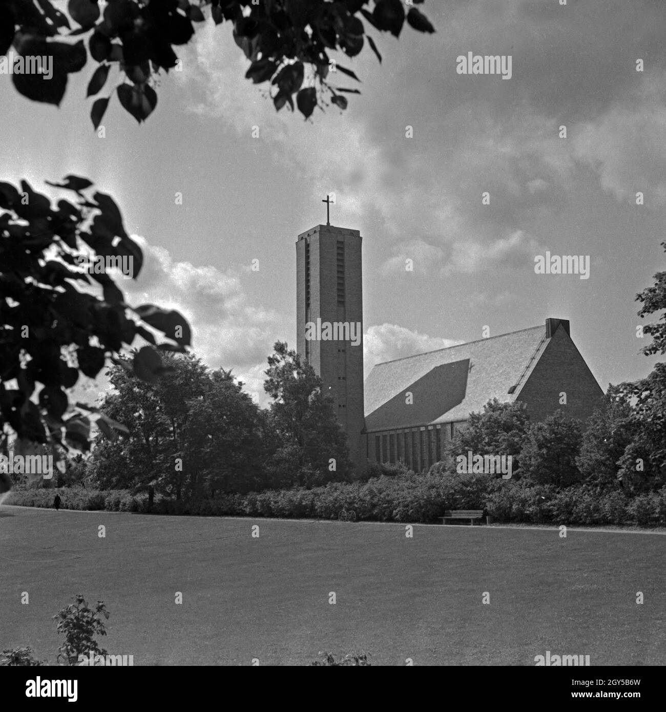 Jesus christus kirche Black and White Stock Photos & Images - Alamy