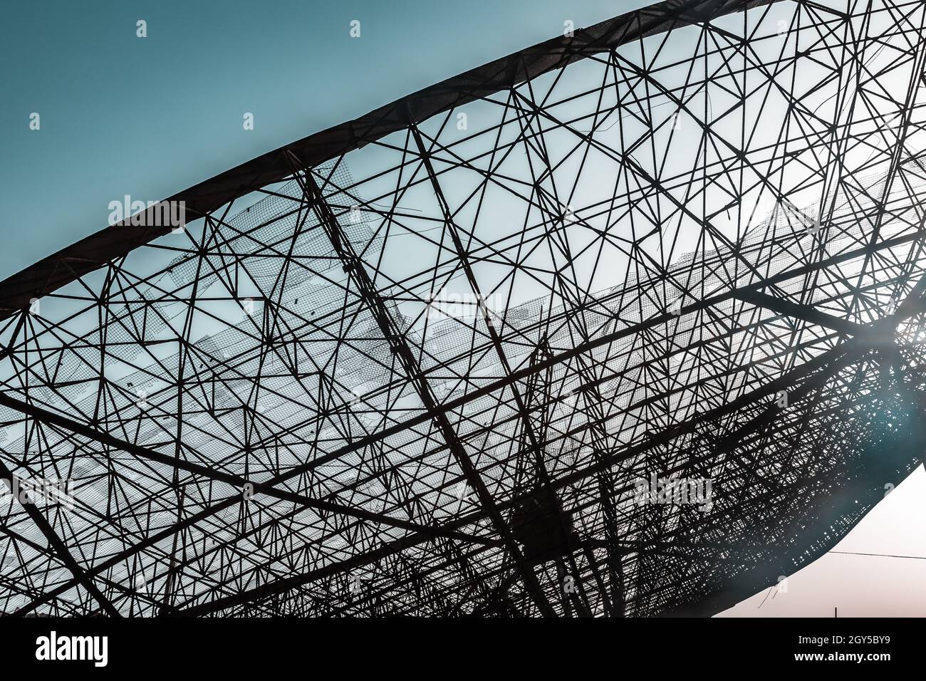 Large radio telescope, an antenna and radio receiver Stock Photo - Alamy