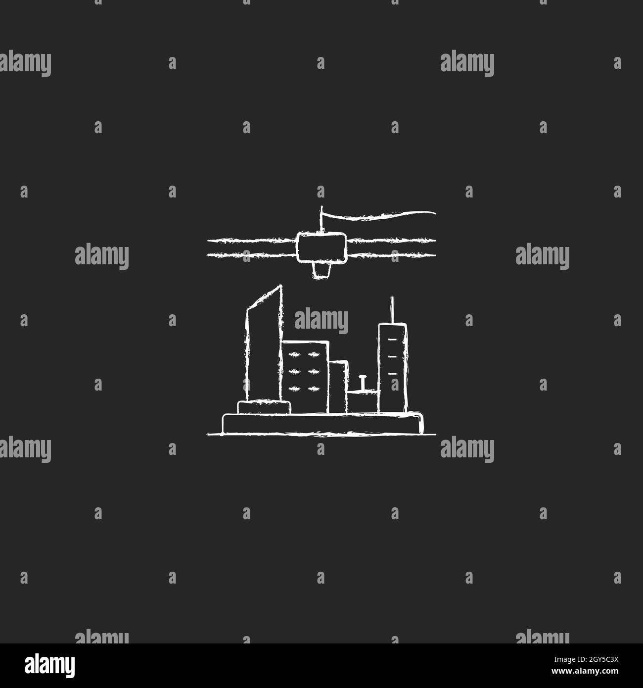 Hi tech city Black and White Stock Photos & Images - Alamy