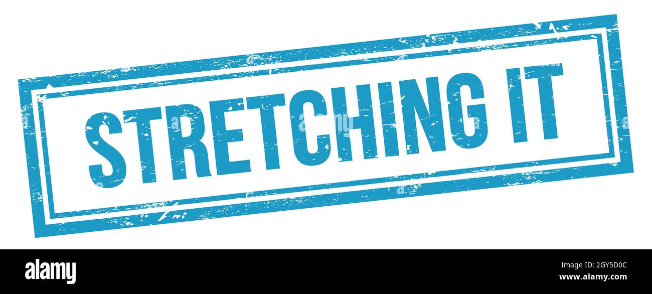 Stretching it stamp hi-res stock photography and images - Alamy