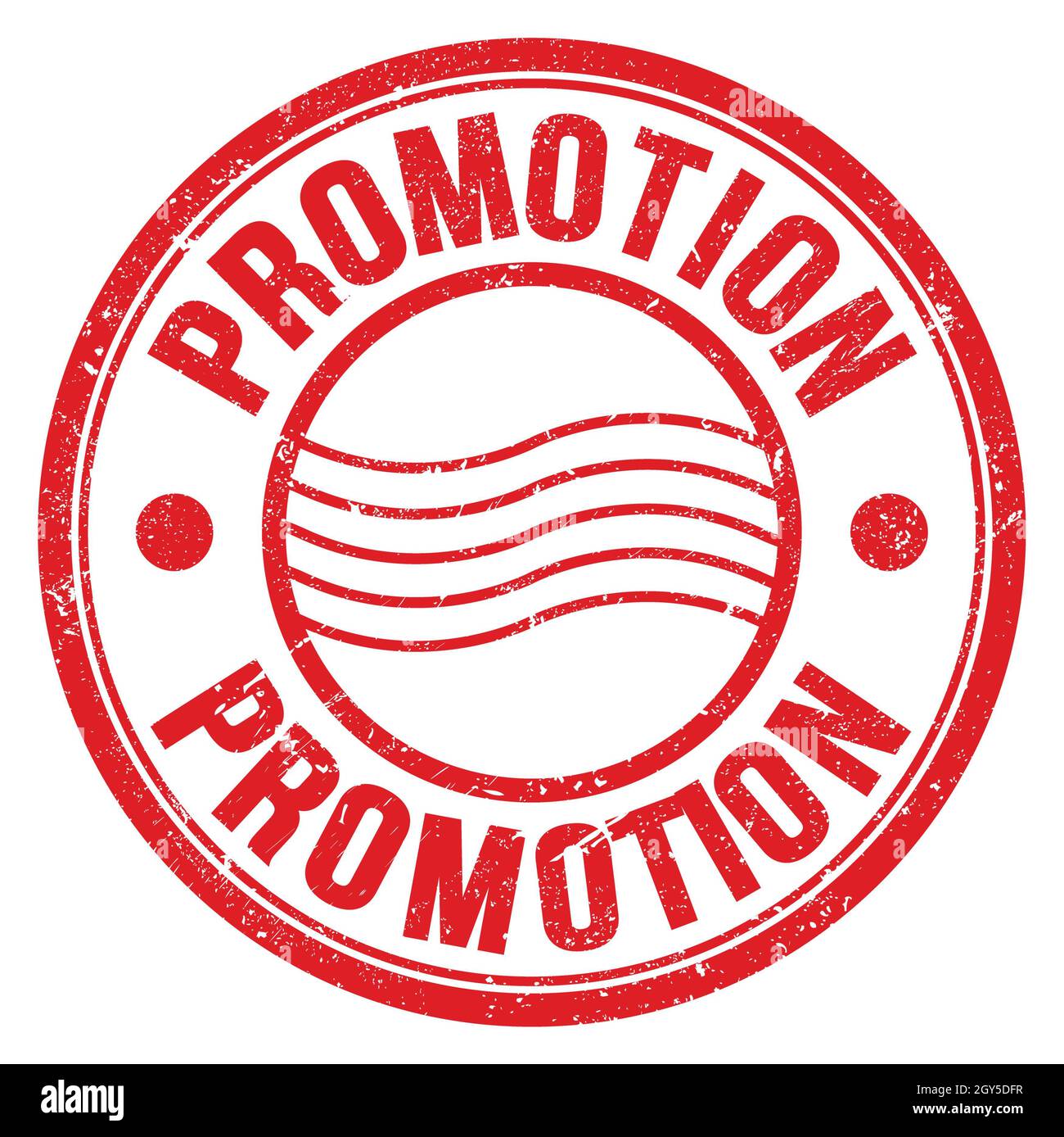 PROMOTION word written on red round postal stamp sign Stock Photo - Alamy