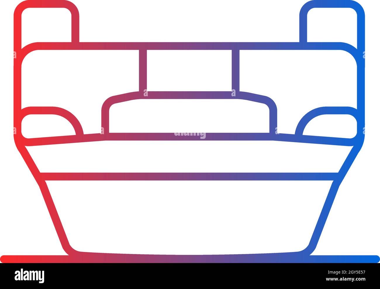 Rollover crash gradient linear vector icon Stock Vector Image & Art - Alamy