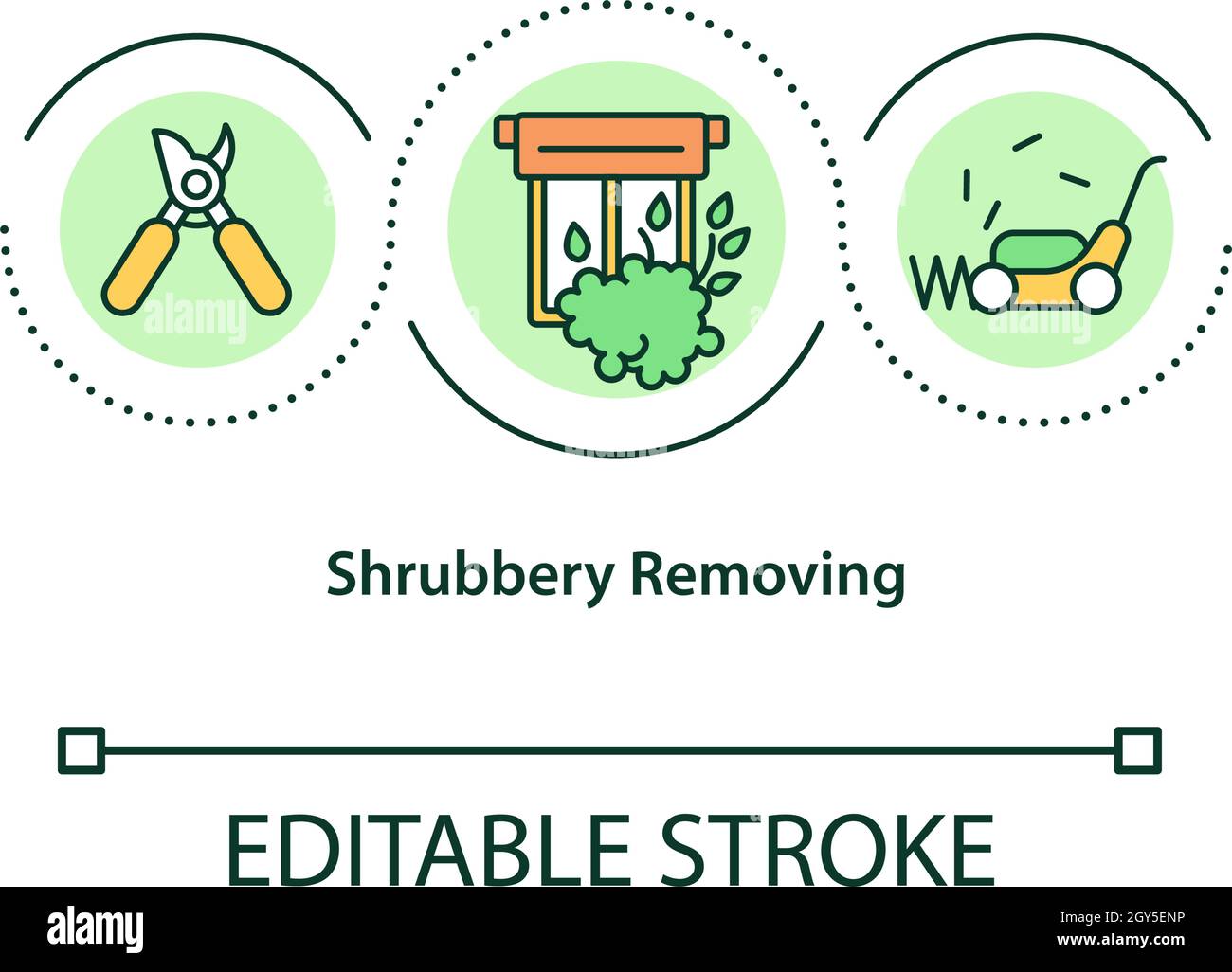 Shrubbery Cut Out Stock Images & Pictures - Alamy