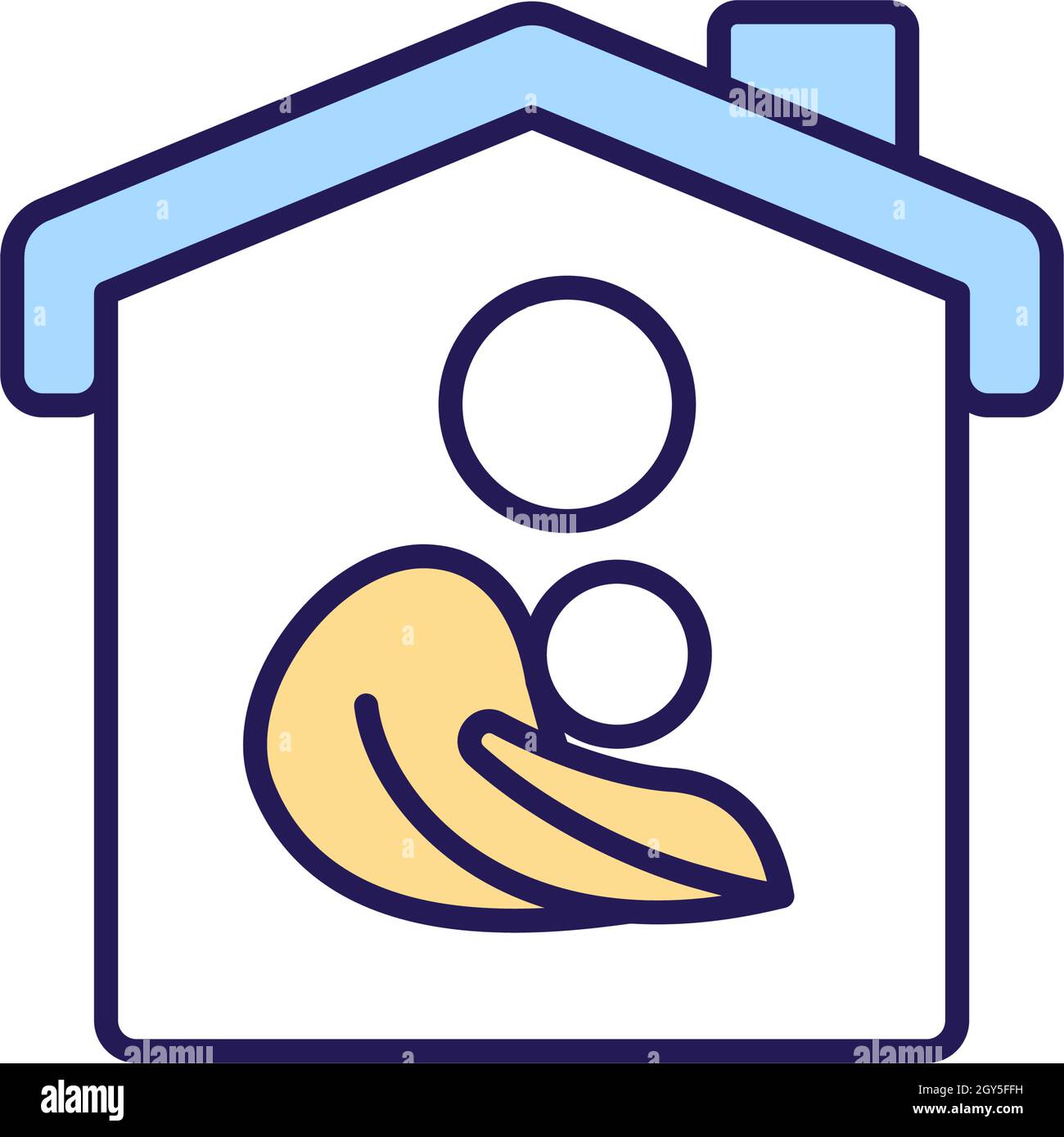 Family RGB color icon Stock Vector Image & Art - Alamy