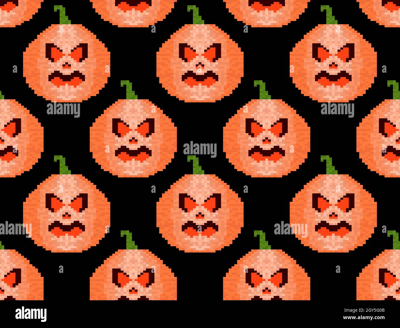 Pixel art pumpkin hi-res stock photography and images - Alamy