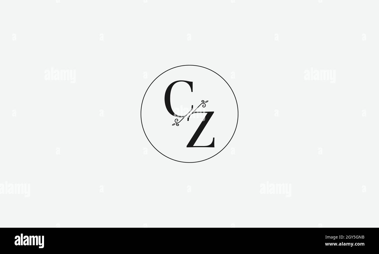 Cz logo design hi-res stock photography and images - Alamy