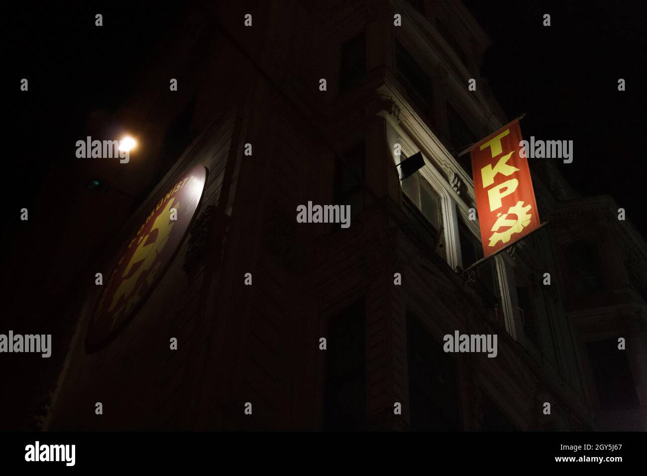 Istanbul, Turkey; May 25th 2013: Headquarters of the Communist Party of ...