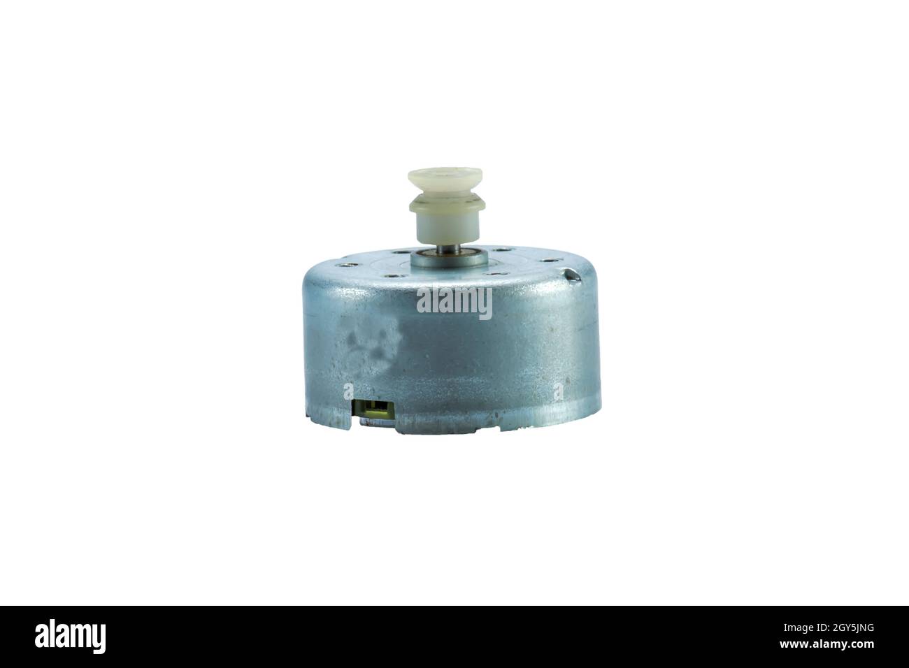The electric motor isolated on a white background Stock Photo - Alamy