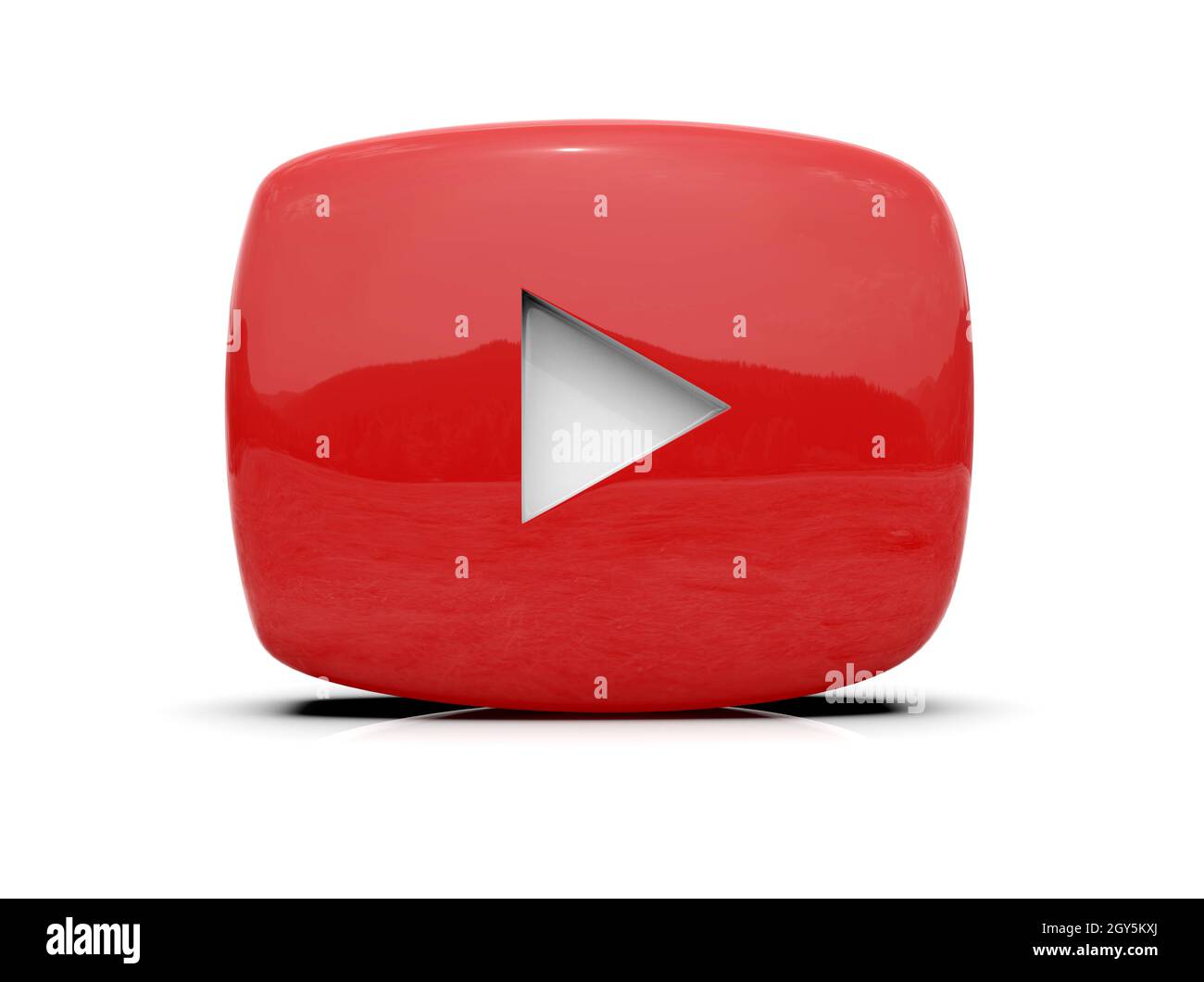 Youtube Play Button Sign Video Icon Logo, Online Broadcasting Service ...