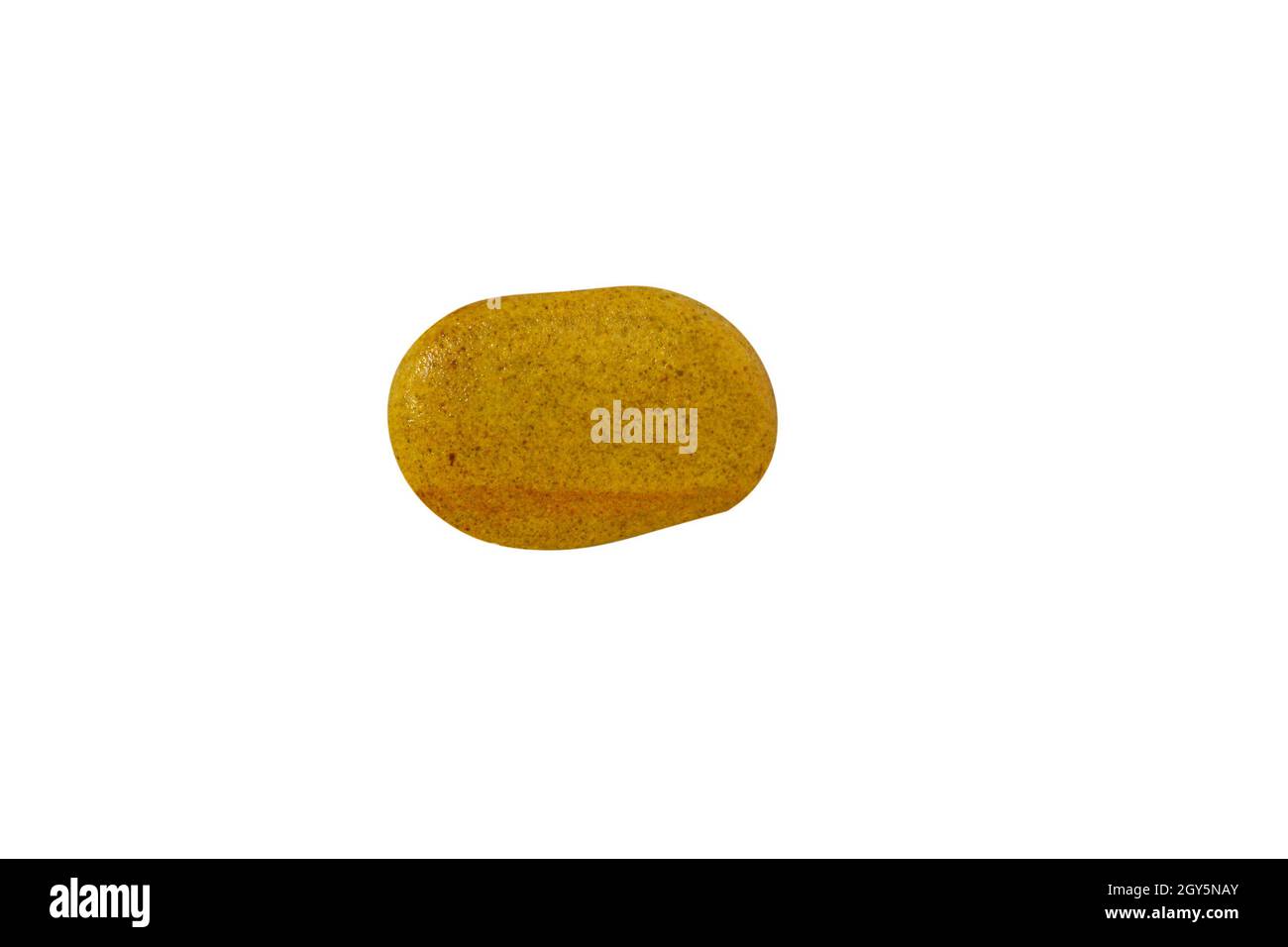 natural yellow stone isolated on white background. High quality photo ...