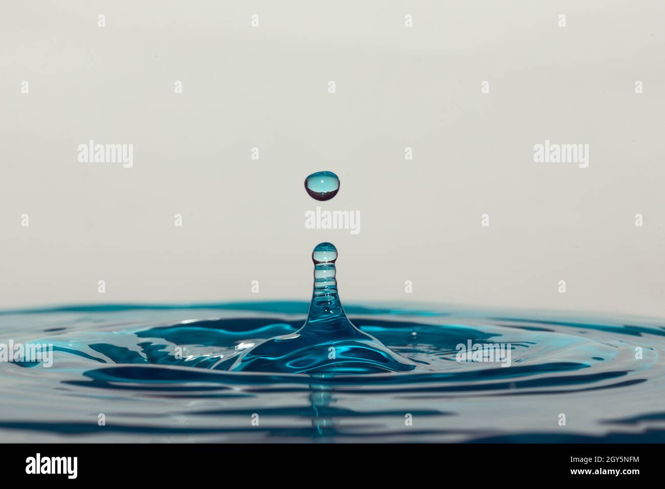 a water drop color background Stock Photo - Alamy
