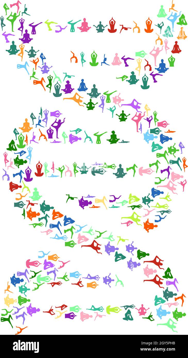 dna gene biology life illustration Stock Photo - Alamy