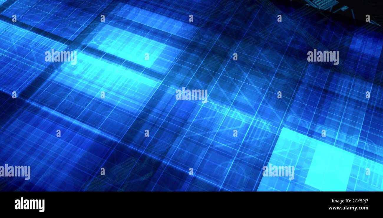 Business Services as a Technology Concept Art Abstract Stock Photo - Alamy