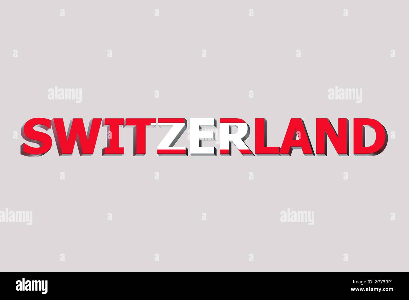 Flag of Switzerland on a text background Stock Photo - Alamy