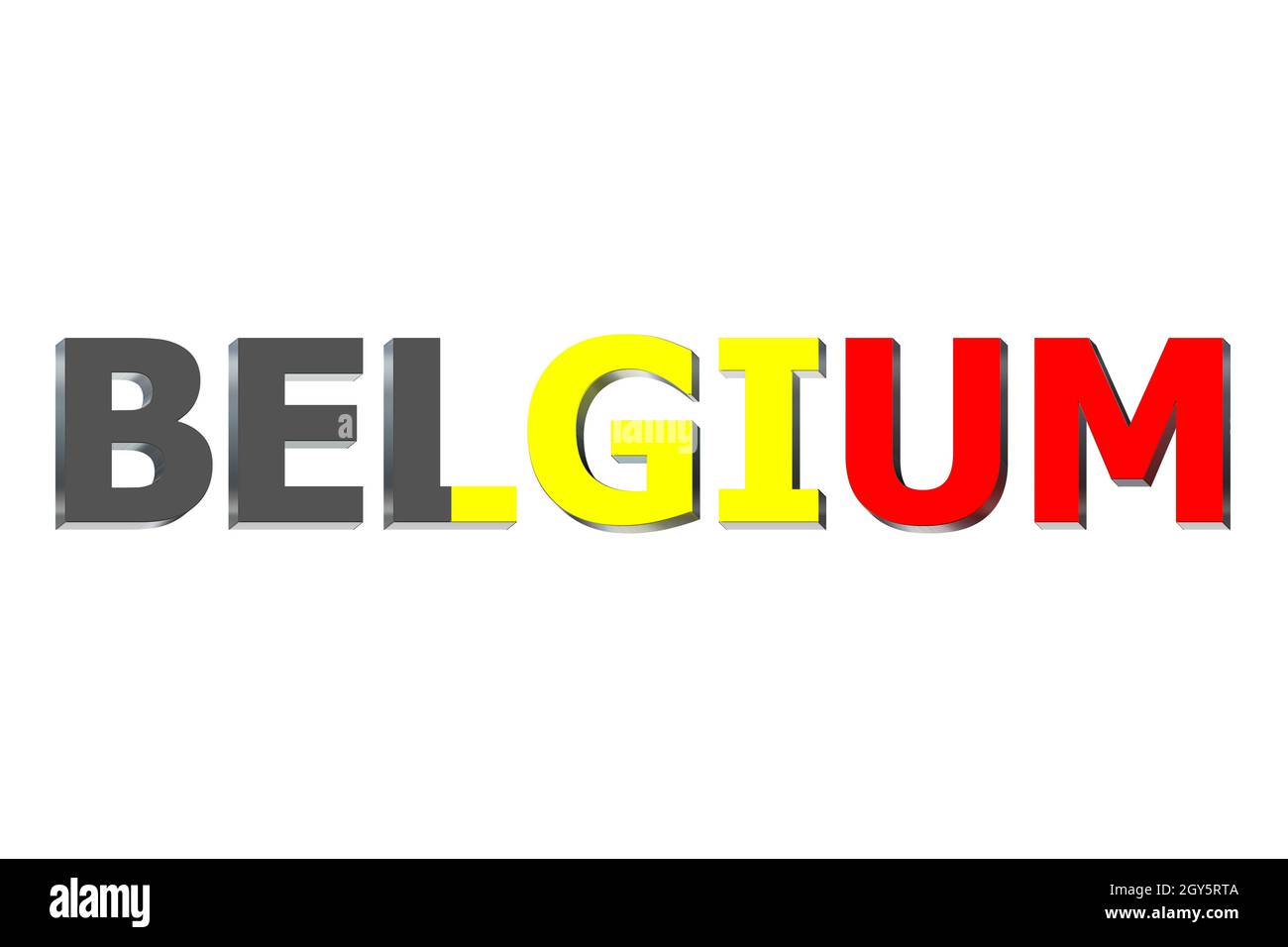 Flag of Belgium on a text background Stock Photo - Alamy